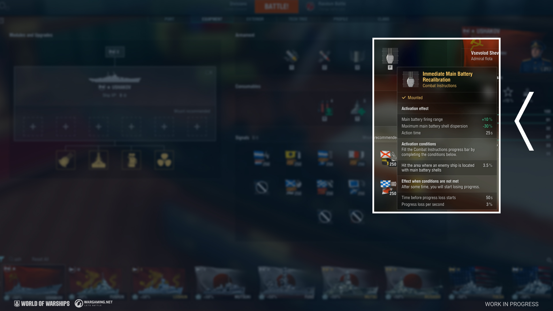 Work in Progress: Update 13.6 | World of Warships