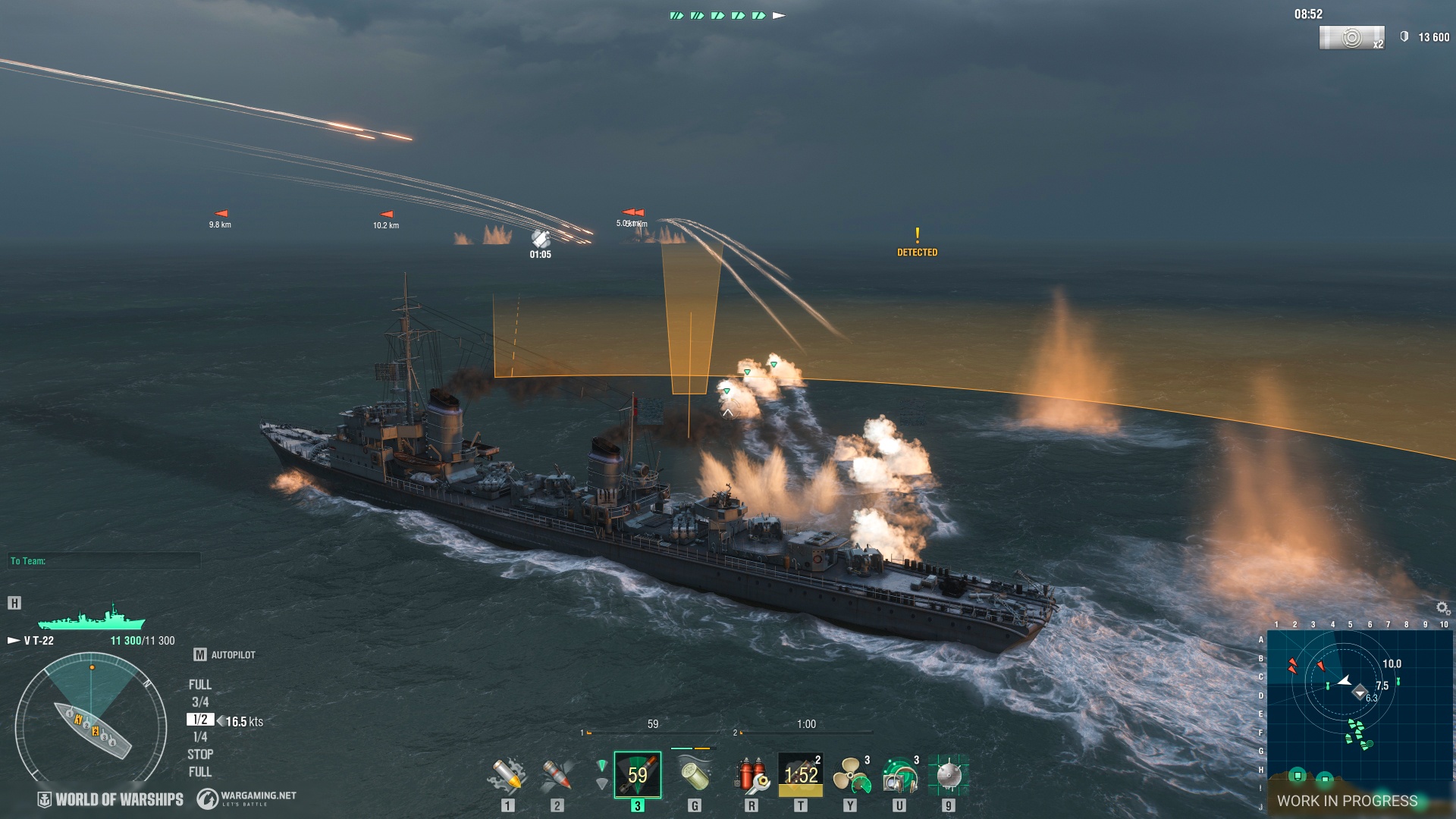 Work in Progress: Update 13.5 | World of Warships