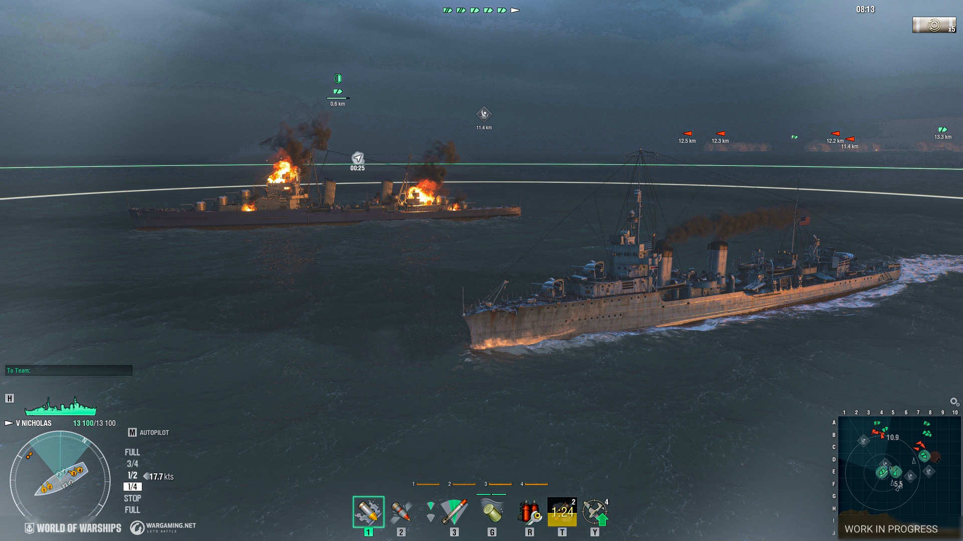 Work in Progress: Update 13.5 | World of Warships