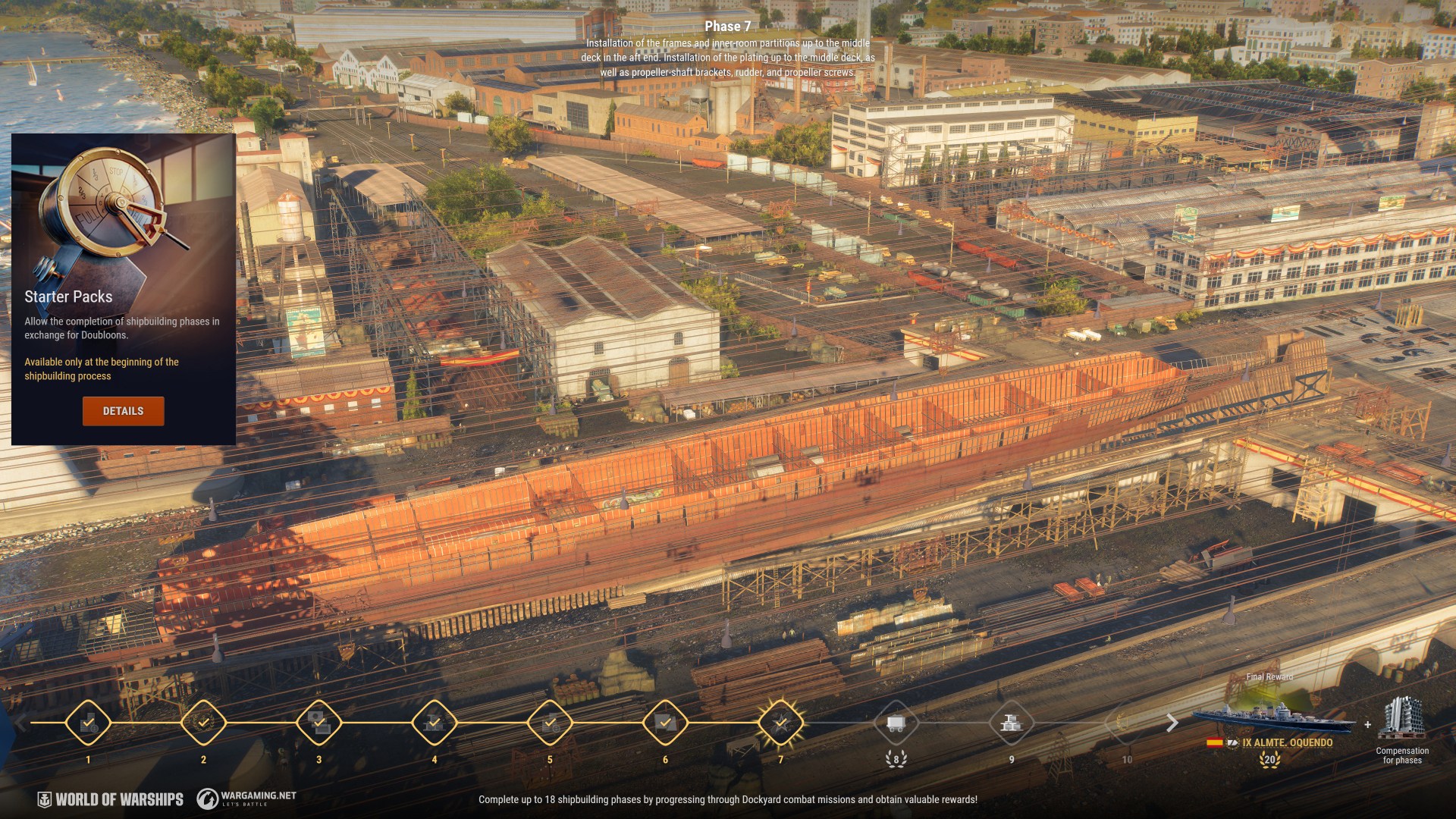 Dockyard: Almirante Oquendo | World of Warships
