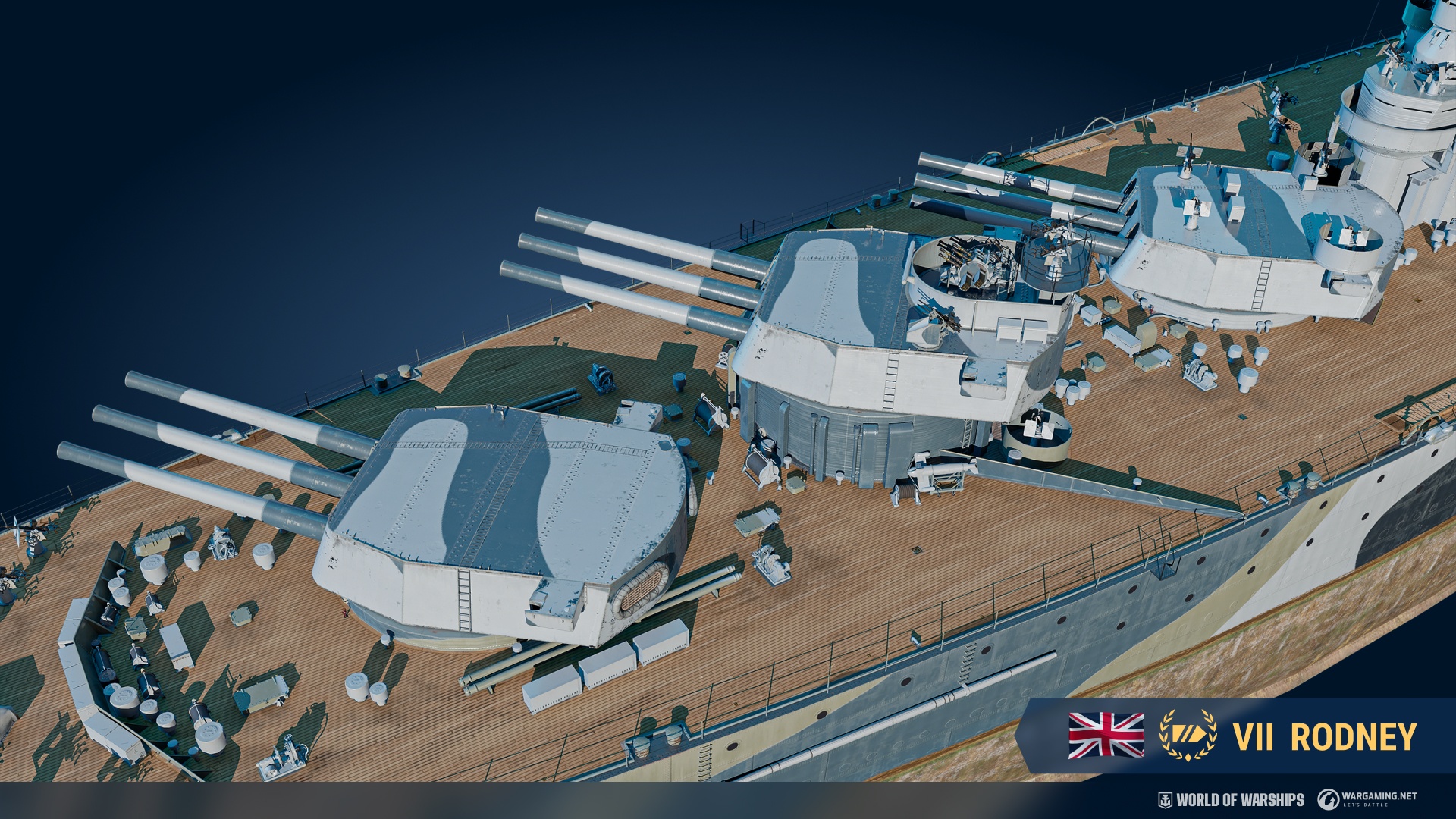 Gameplay: Rodney | World of Warships