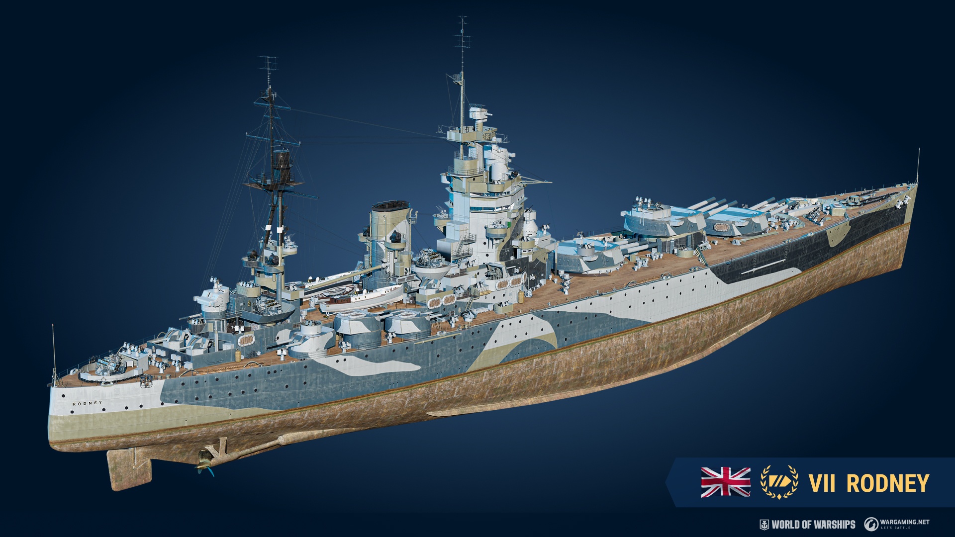 Gameplay: Rodney | World of Warships