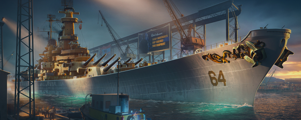 Update 13.3: Wisconsin at the Dockyard | World of Warships