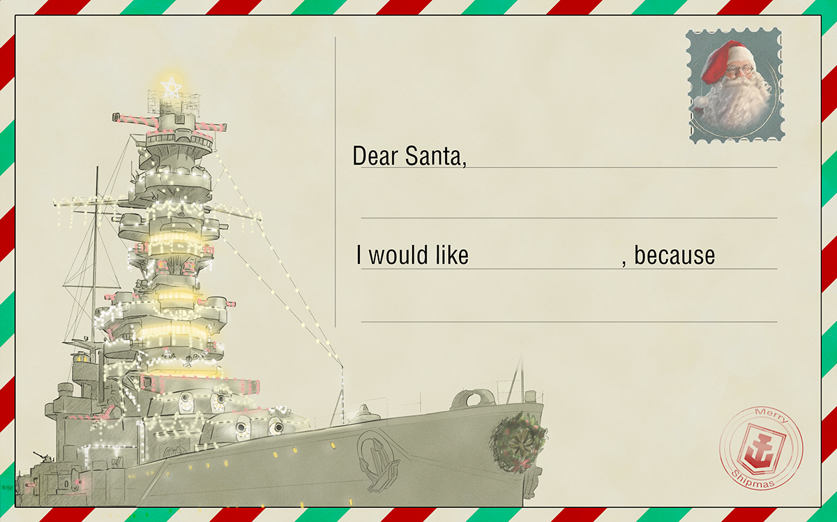 Forum contest—Letter to Santa | World of Warships